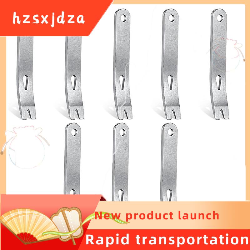 hzsxjdza 8 Pieces Mini Pry Bar Stainless Steel Flat Bar Multifunction ...