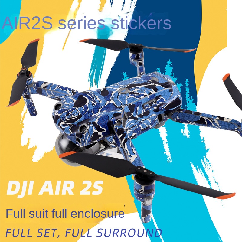 Dji Air 2S Sticker Camouflage Color Film Personalized No Glue | Shopee ...