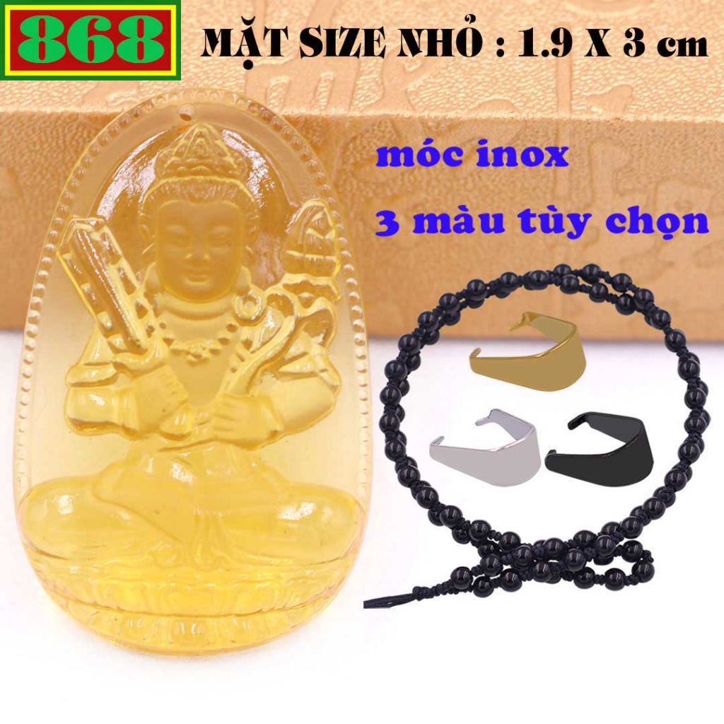 Golden crystal Void Buddha face 3 cm, 5 cm with black stone bead ...