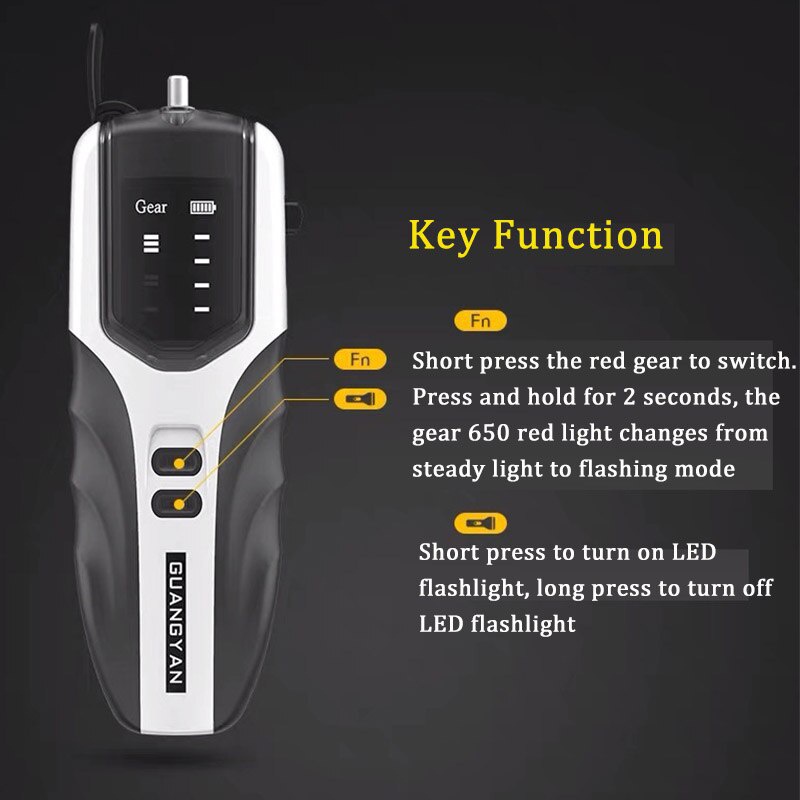 2020 NEW Rechargeable Fiber Optic Tester Pen VFL Red Laser optical ...
