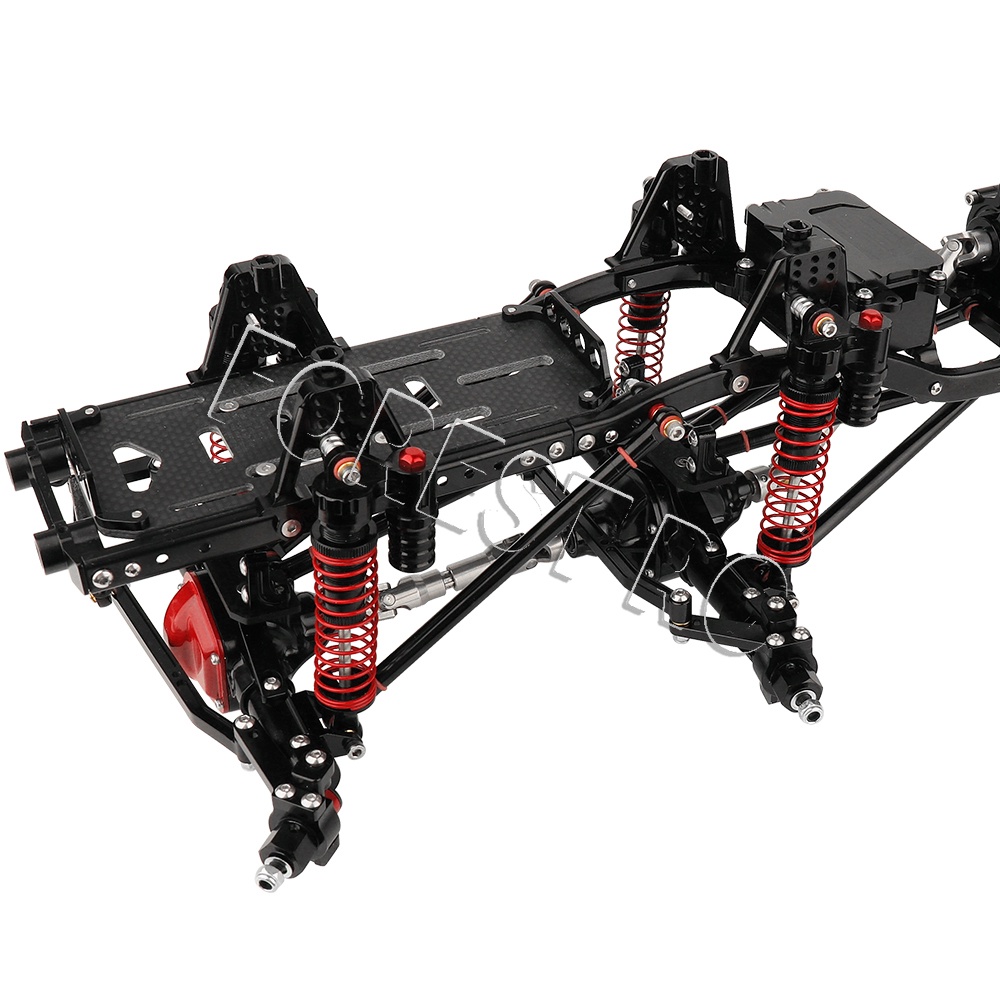 Metal 8x8 RC Car Chassis Frame 601mm Wheelbase with 2 Front Steering ...