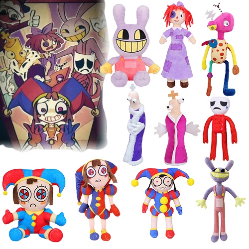 THE AMAZING DIGITAL CIRCUS Digital Circus Animation Plush Clown Toys ...