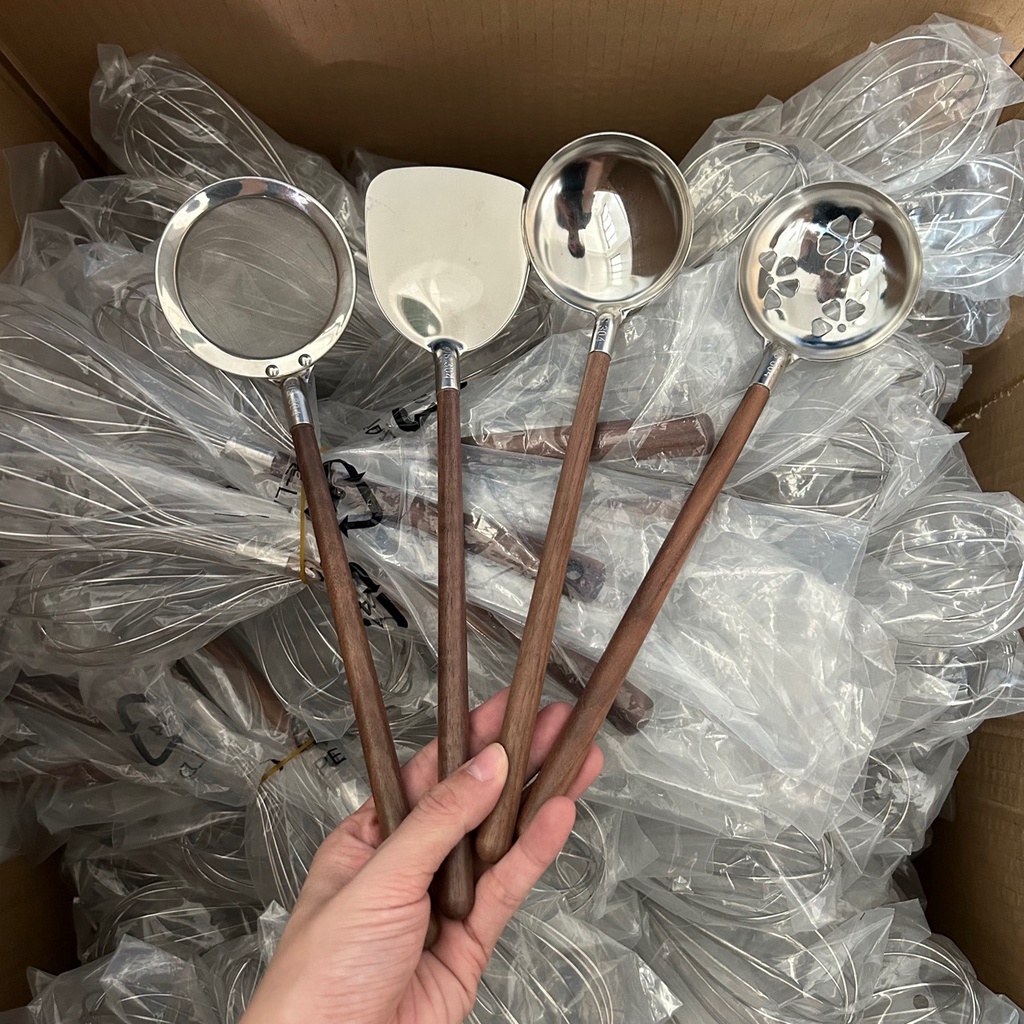 Soup Spoon 304 Stainless Steel Anti-Scalding Handle Colander Creative ...