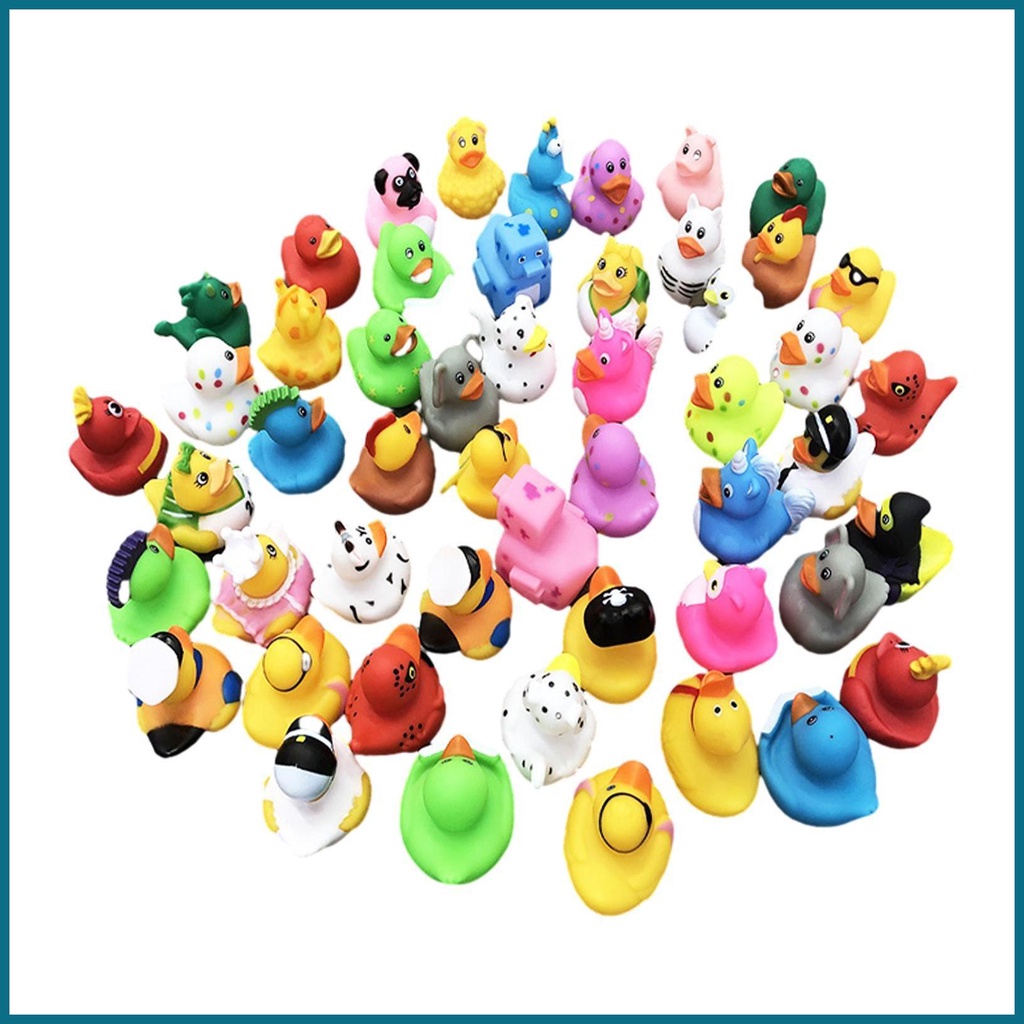 Assorted Mini Ducks Cute and Colorful Duck Toy Cool Rubber Ducks for ...