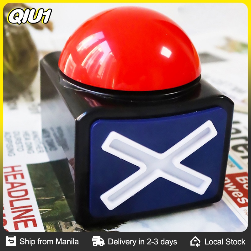 Push-button Answering Machine Game Buzzer Alarm Sound Play Button Game ...