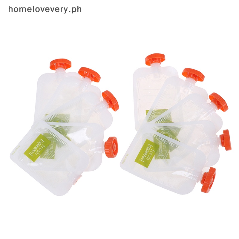 # kitchen # 10PCS Resealable Fresh Squeezed Pouches Baby Weaning Food ...