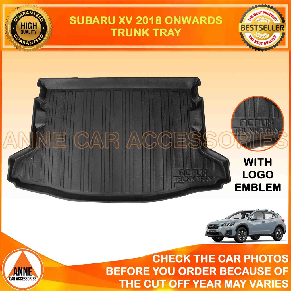 Subaru XV 2018 Onwards / Outback 2015 Onwards Model Trunk Tray Cargo ...