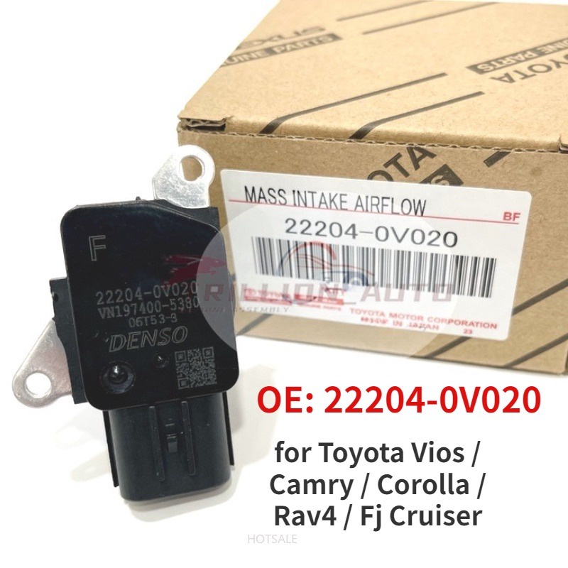 【GenuineAUTO】MAF Sensor Mass Air Flow Sensor for Toyota Vios / Camry ...