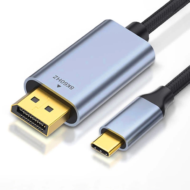 Type C to DisplayPort 1.4 Cable 8K 60Hz 4K 144Hz USB C to DP Cable ...