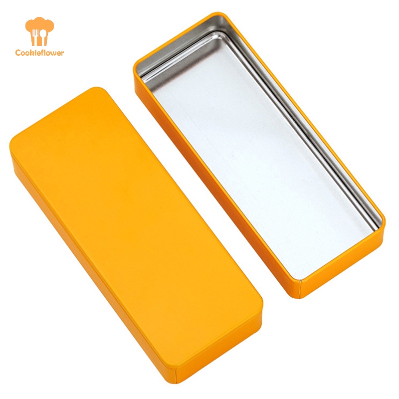 CKFR Multicolor Metal Rectangular Storage Box Container With Lid Small ...