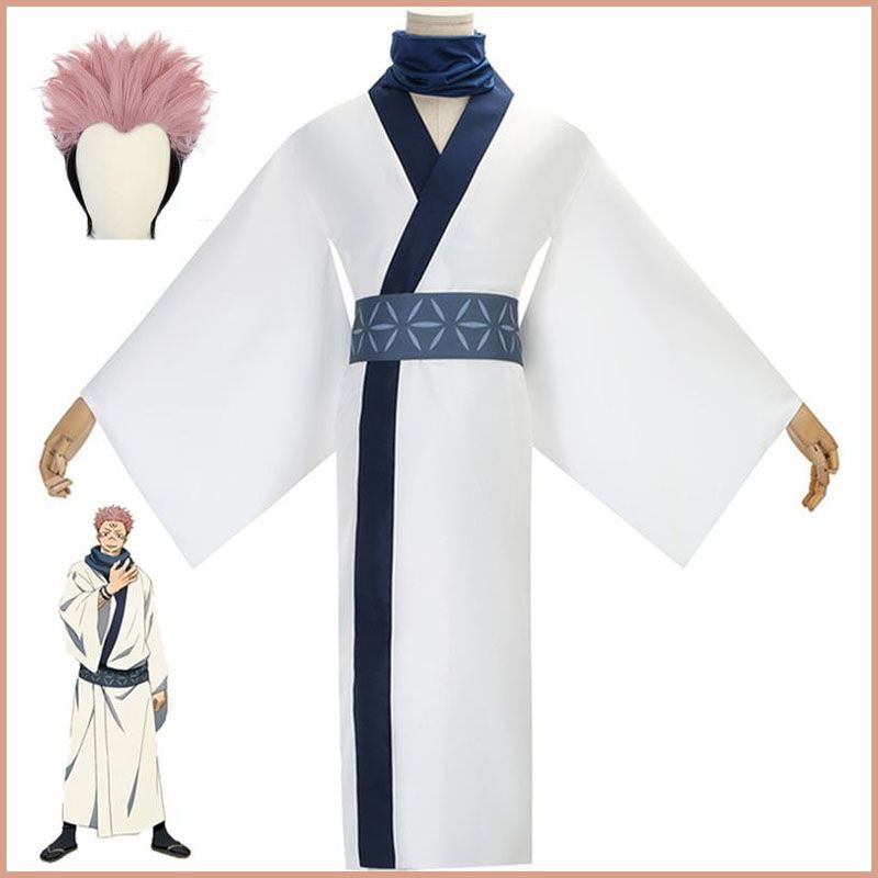 Ready Stock Anime Jujutsu Kaisen Ryomen Sukuna Cosplay Costume Japanese ...