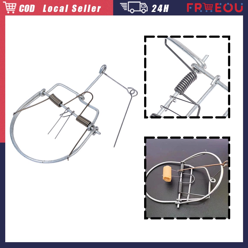 Outdoor Mouse Trap Spring Trapt Rat Weasel Catch Trap Steel Rodent Cage ...