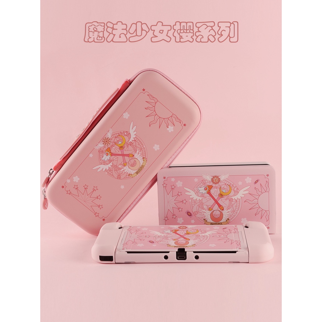 Nintendo Switch OLED protective case Sakura NS transparent hard shell ...