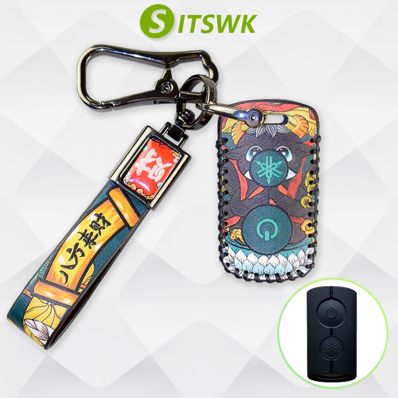 Leather Motorcycle Key Case For Yamaha Nmax 2020 2022 Aerox S Xmax ...