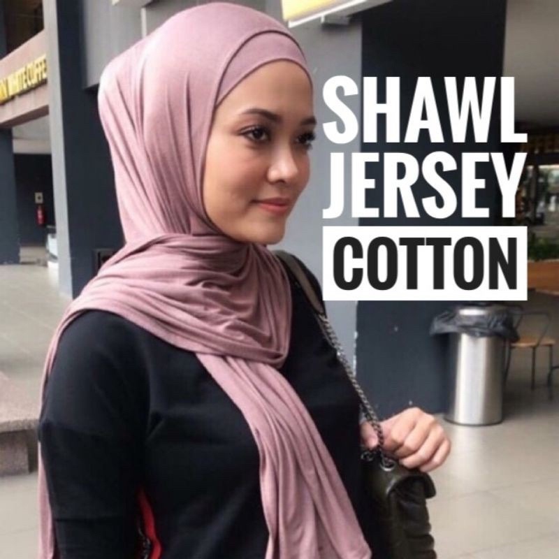Shawl Cotton Jersey Premium (shawl malas) | Shopee Philippines