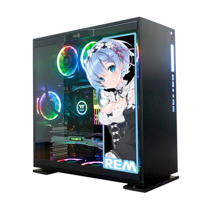 aCartoon Computer Case Stickers Two-Dimensional Desktop Side Glass ...