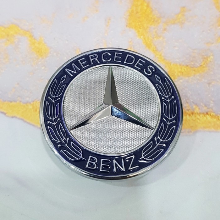 MESIN Mercedes Emblem Engine Hood 57mm W124 W140 W202 W204 W210 W211 ...