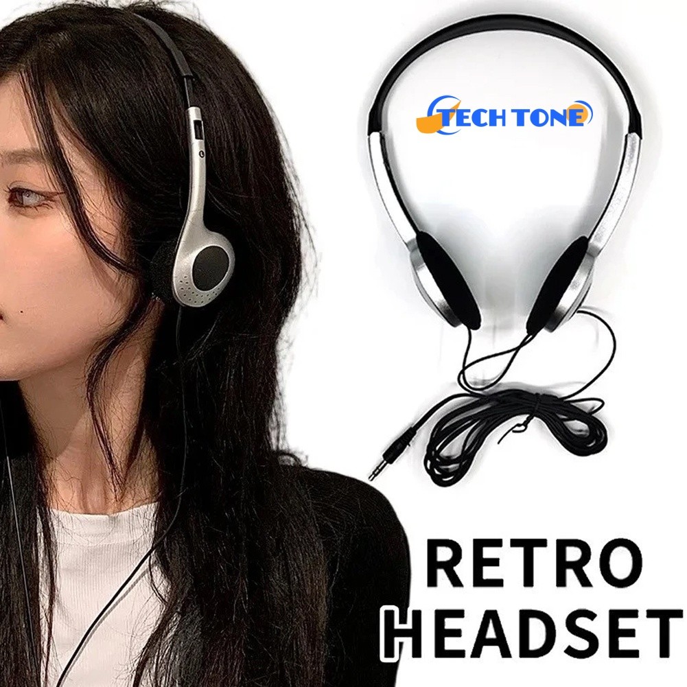 Y2k Retro Headphones-Head-mounted INS Nostalgic Headsets-Retro Japanese ...