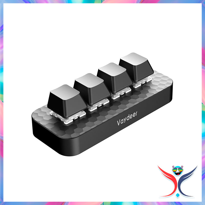 Vaydeer Programmable Mechanical Shortcut Keyboard - 9-Key / 4-Key ...