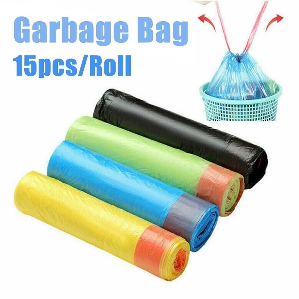 Automatic Closing Kitchen Garbage Bag Drawstring Garbage Bag | Shopee ...
