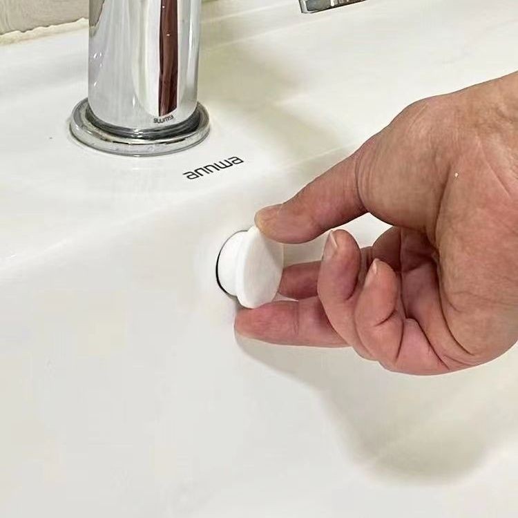 White Plug Wash Basin Leakage Plug Insect-proof Universal Round Seal ...