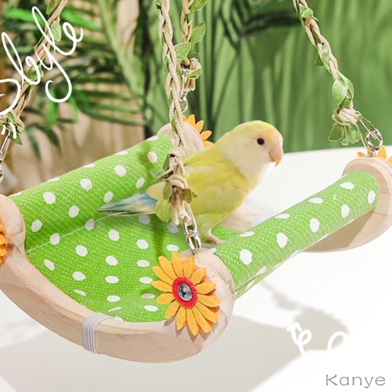 [KY] Parrot Hanging Hammock Bed Exercise Gym Small Birds Bird Canvas ...