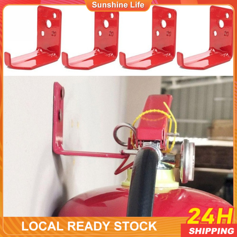 Fire Extinguisher Mount Bracket Holder L Shape Fire Extinguisher Wall ...