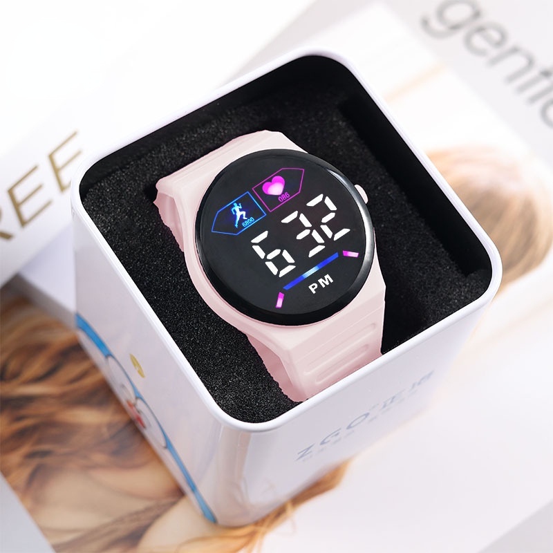 New Fashion Student Led Wrist Watch Love Button Student Activism Couple ...