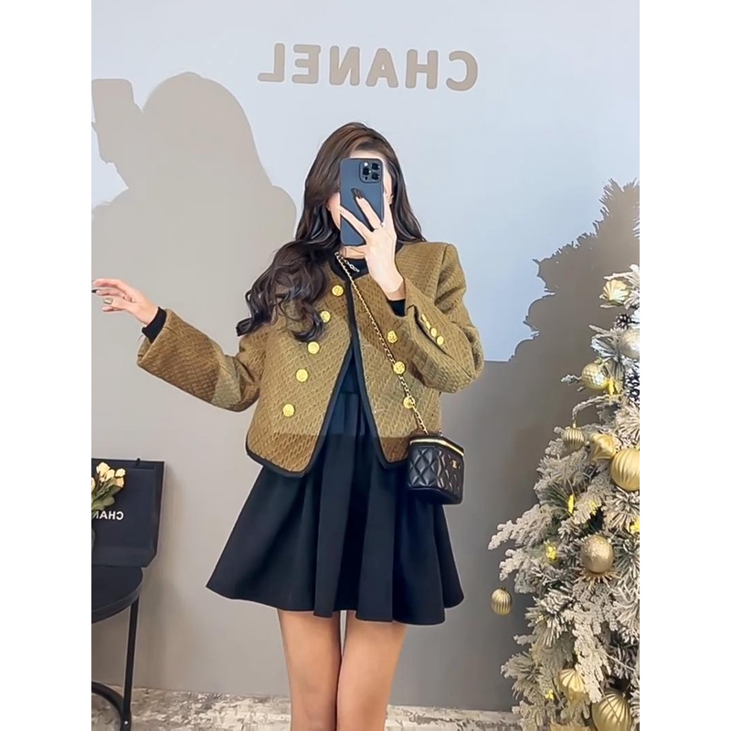 Foreign style high sense chaebol socialite coat fashionable double ...