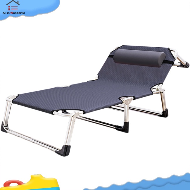 WONDER Folding Outdoor Chaise Lounge Chair Adjustable Lounge Chair ...