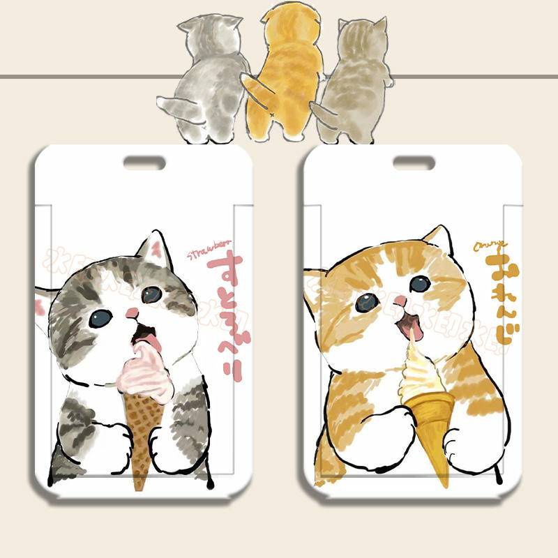 Cartoon animals Student Card Cover Barrage Students Card Protection ...