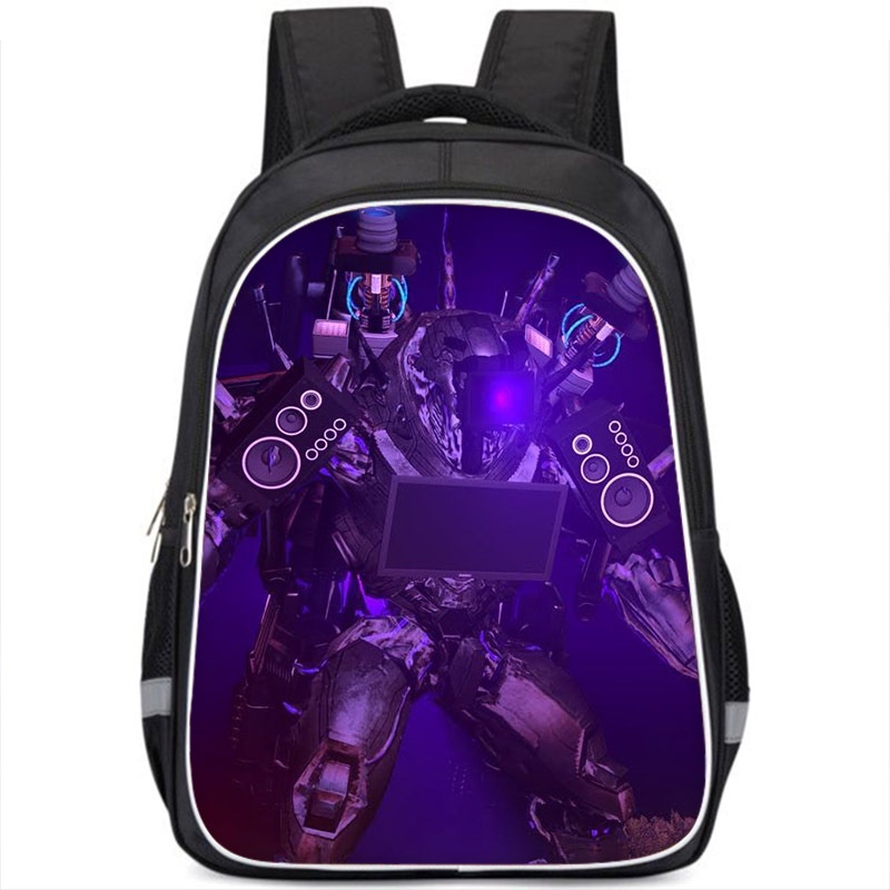Skibidi Toilet backpack Titan Audio Man vs Titan Monitor Large capacity ...