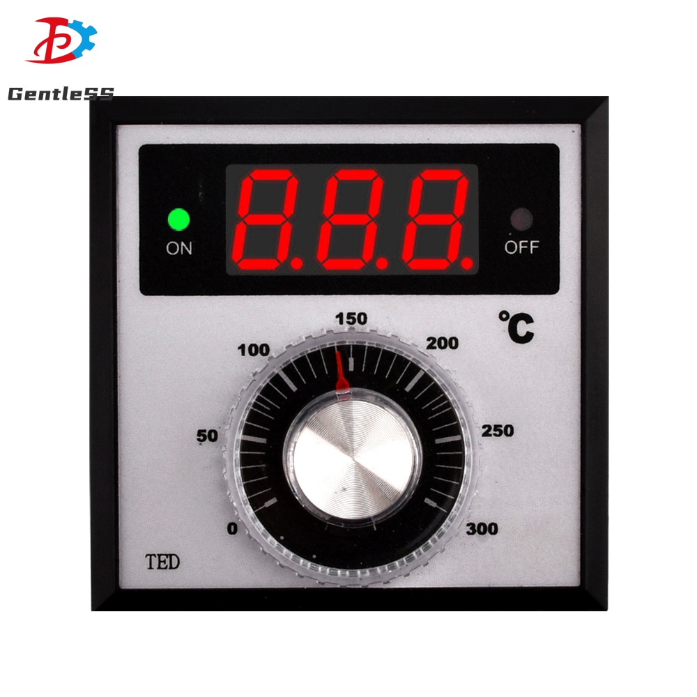 TED-2001 Temperature Controller AC 220V 0-300℃ Thermostat Pointer Display Temperature regulator ...