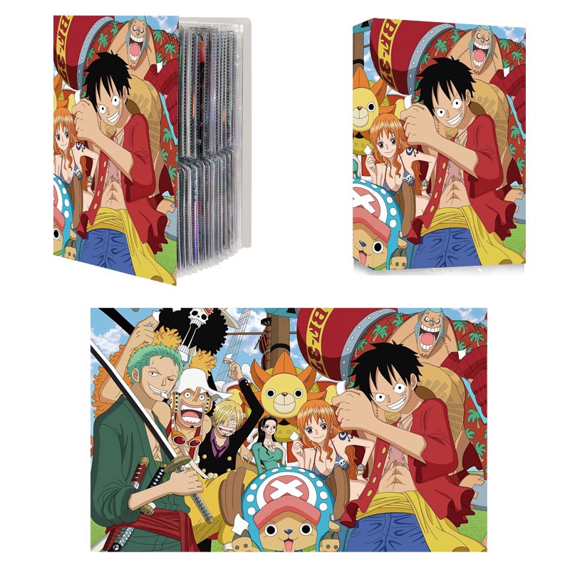 ONE PIECE Toys Game Cards Album Cartoon Cards Collection Folder 240Pcs ...