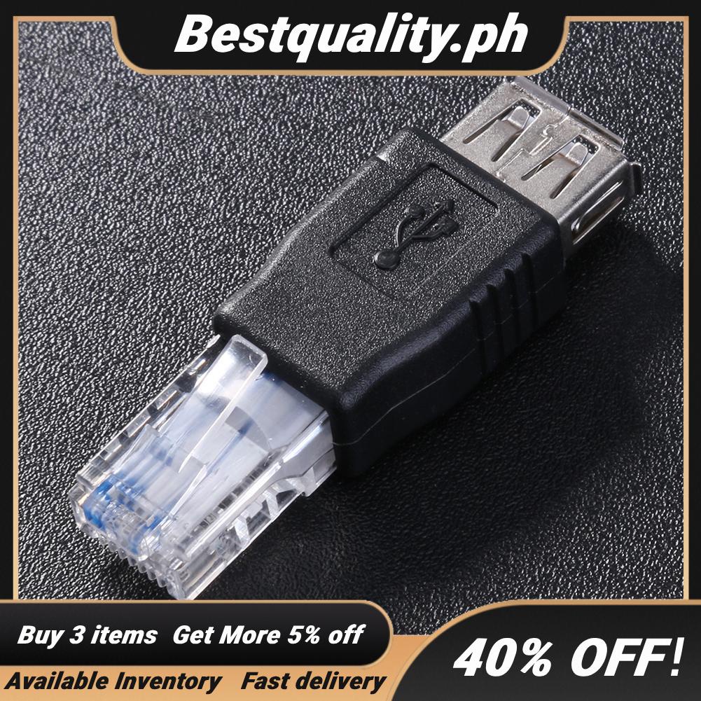 Crystal Head Ethernet RJ45 Male to USB Female LAN Network Cable ...