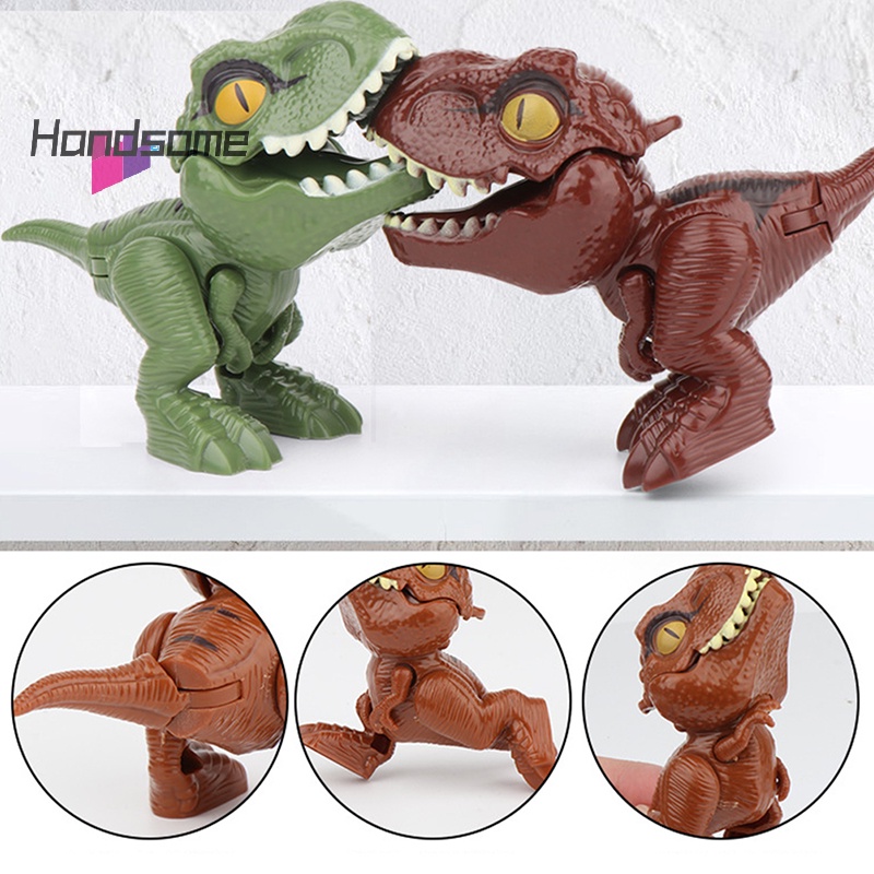 Handsome- Finger Dinosaur Toy Creative Tricky Tyrannosaurus Model ...