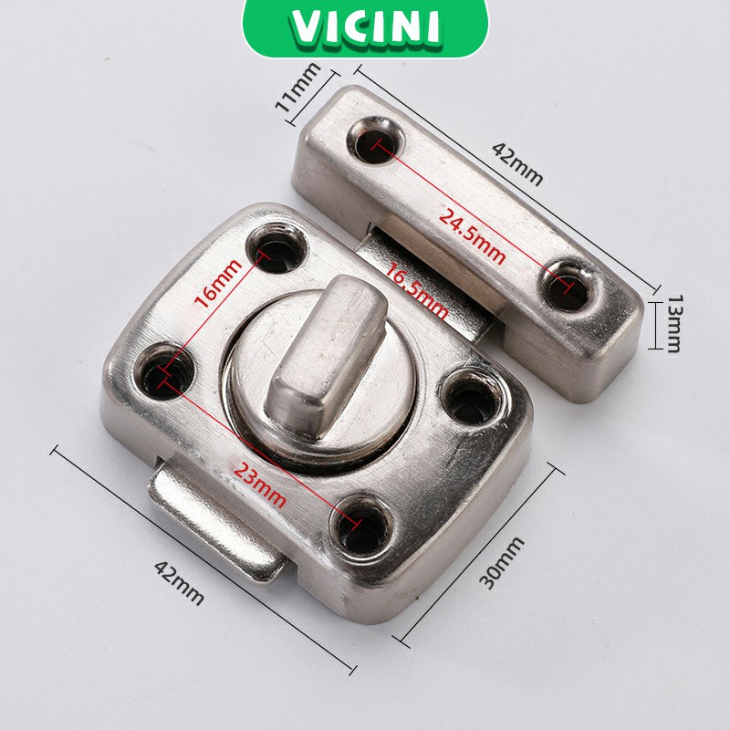 Gate Latch Slide Bolt Latches Lock Universal Safety Door Locks Zinc ...