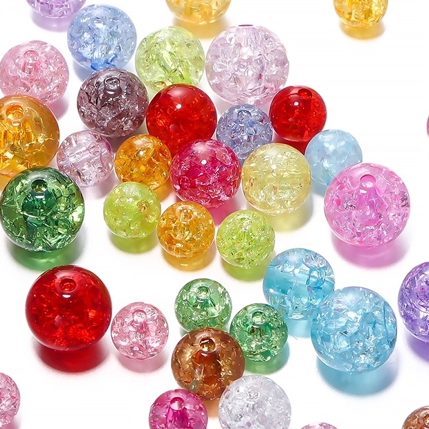 St.kunkka 30pcs/20Pcs Acrylic Popcorn Beads Acrylic Beads with Crack ...