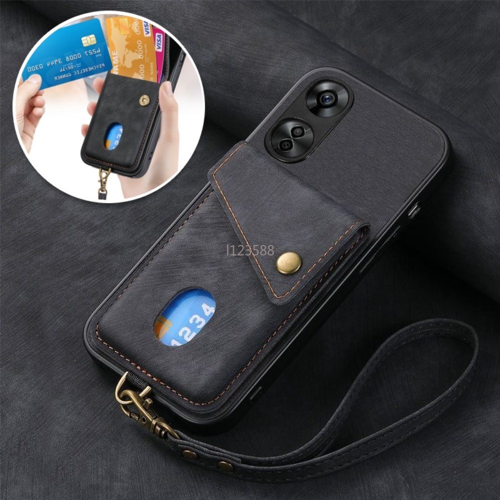 Luxury Leather Case For OPPO A18 A38 A58 A78 A98 OppoA18 A 18 38 58 78 ...