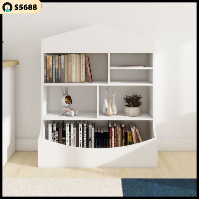 SSS Kids Bookshelf Toy Storage Organizer Versatility Bookcase Toddlers ...