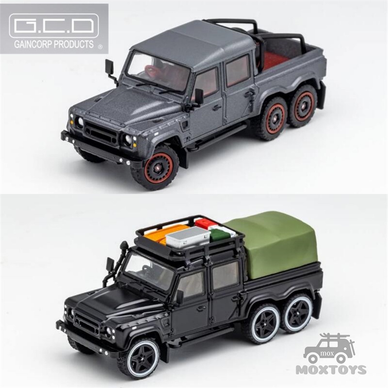 GCD 1:64 Land Rover Defender 6x6 Pick up Diecast Model Car | Shopee ...