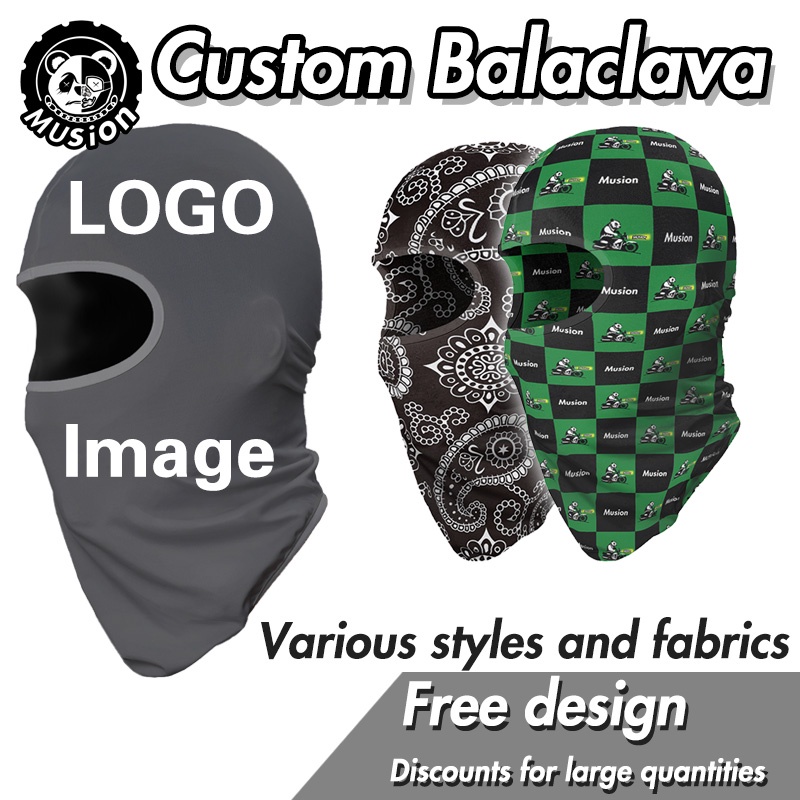 Customized Unique Balaclava Bandana Mask Head Band Tattoo Sleeve ...