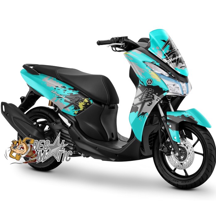 Yamaha lexy Full body Motorcycle Decal - Sticker Lexi 125 Lexi LX 155 ...