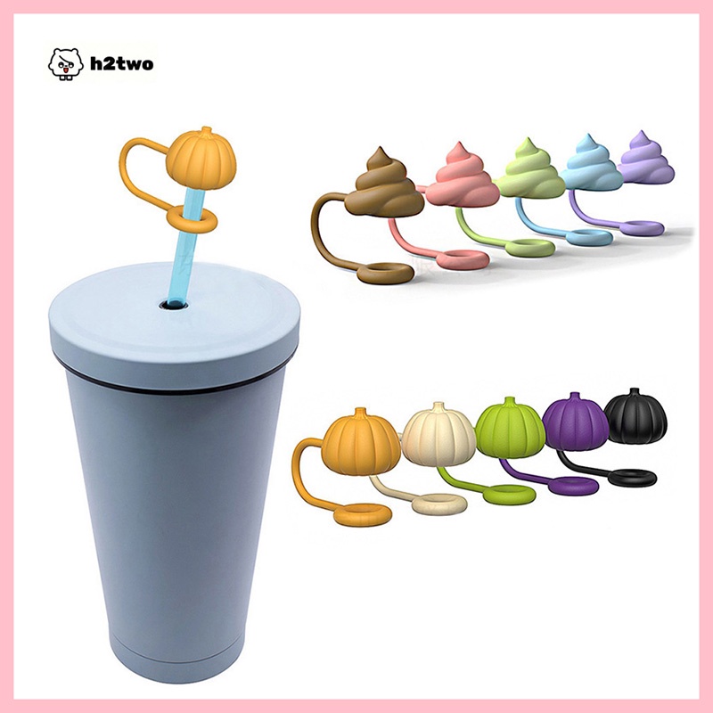 8-10mm Funny Poop Straw Covers Cap for Stanley Cup 40 Oz 30 Oz Silicone ...