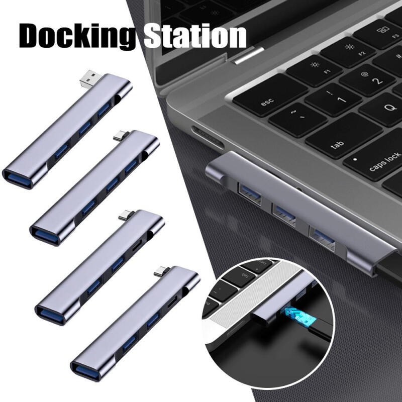 [READY STOCK] 4 in 1 USBC Hub USB 3.0 Docking Station PD Charging High ...