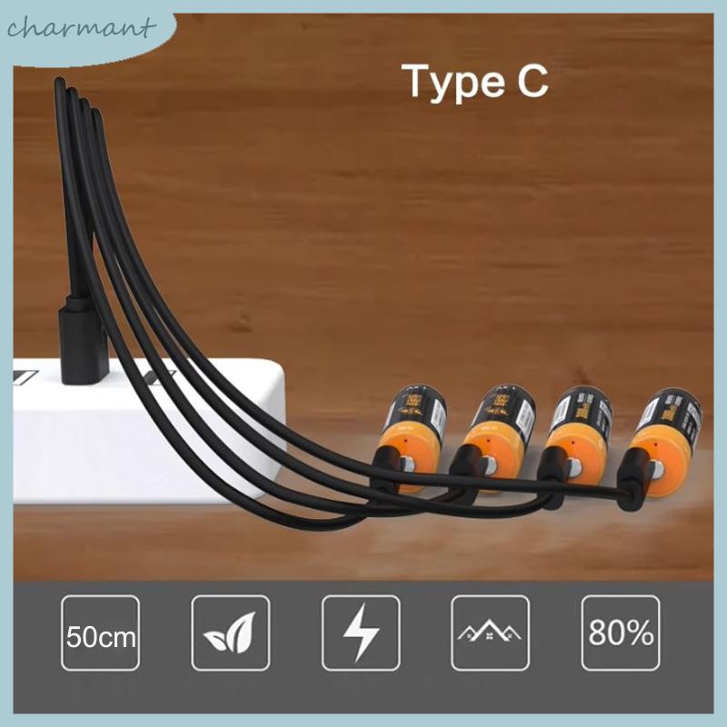 char Multi Charging Cable USB to USB C Charger Cable 2 4 in 1 Multiple ...