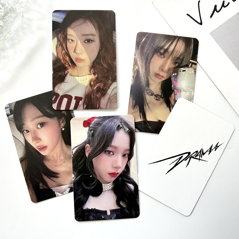 Kpop Aespa DRAMA Album Cards Specialty Cards Karina Winter Collector's ...
