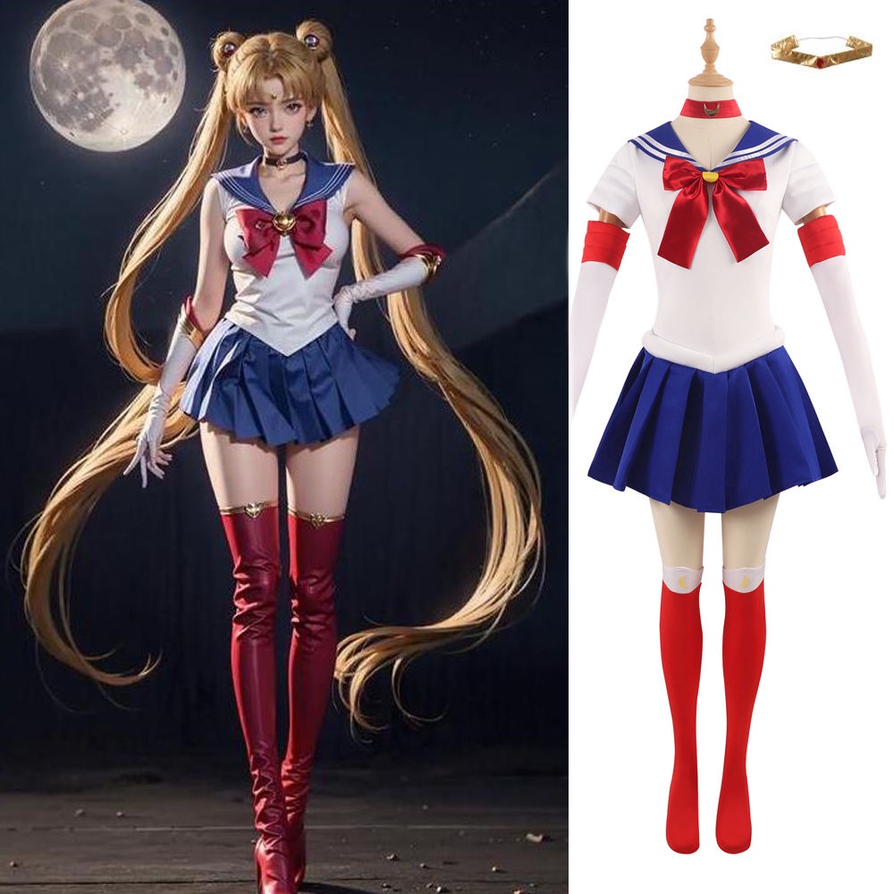 Sailor Moon Moon Hare cos Suit Shui Bingyue Clothes cosplay Costume ...