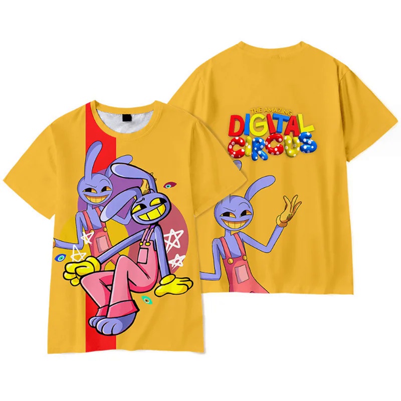 2023 Comedy The Amazing Digital Circus Graphic T Shirts Funny TADC 3D ...