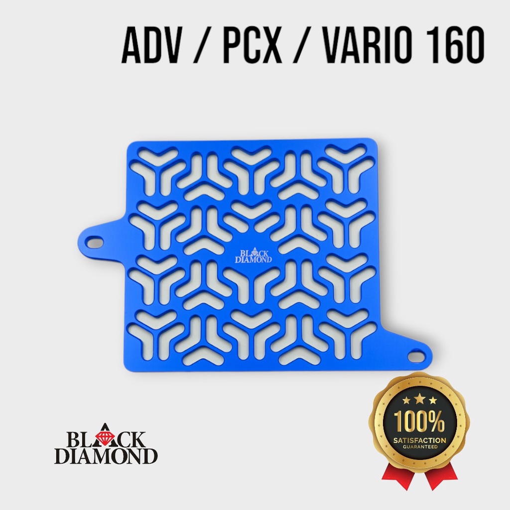 Black Diamond - Radiator Cover PCX 160 ADV 160 VARIO 160 Aluminum CNC ...